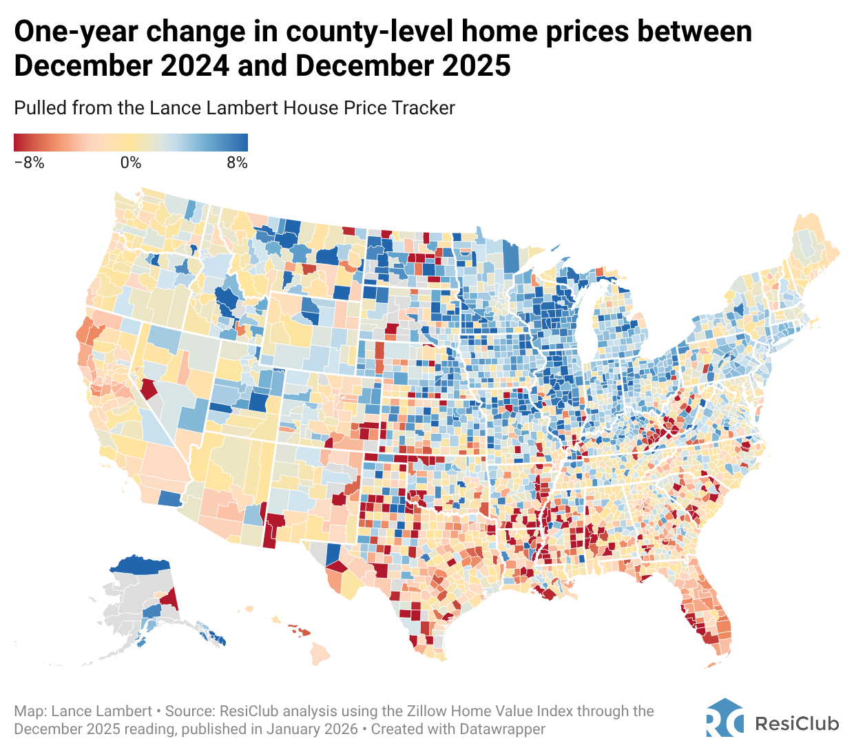 Monthly report: Home price analysis for 800+ metros, 3,000+ counties ...