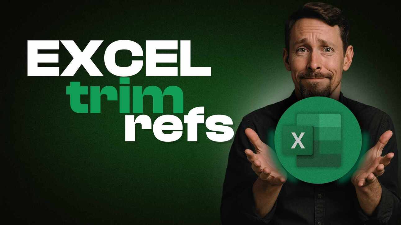 How to Clean Excel Arrays with TRIMRANGE