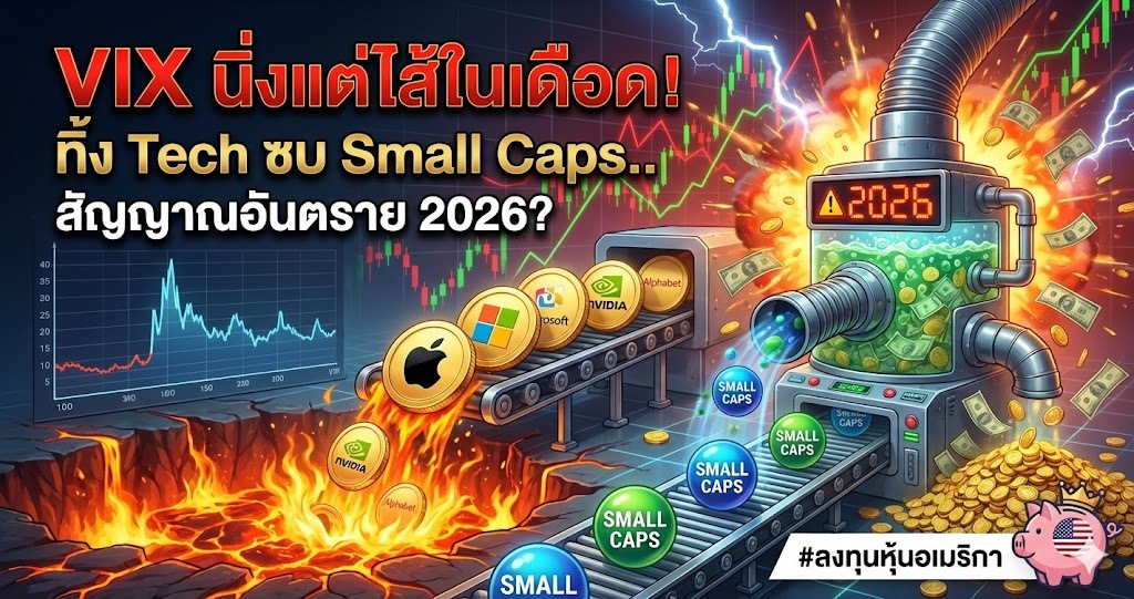 VIX นิ่งแต่ไส้ในเดือด! ทิ้ง Tech ซบ Small Caps.. สัญญาณอันตราย 2026?