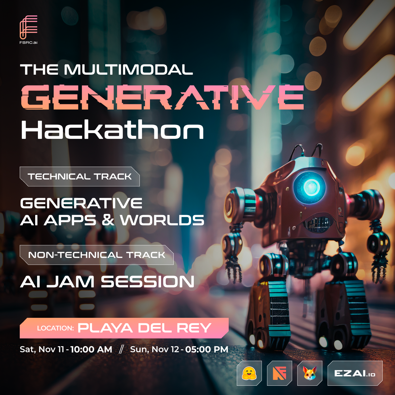 Multimodal Generative Hackathon Nov 11-12