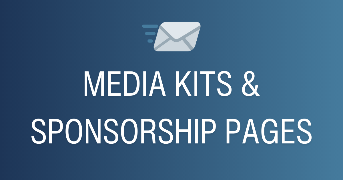 20 Media Kit and Sponsorship Page Examples