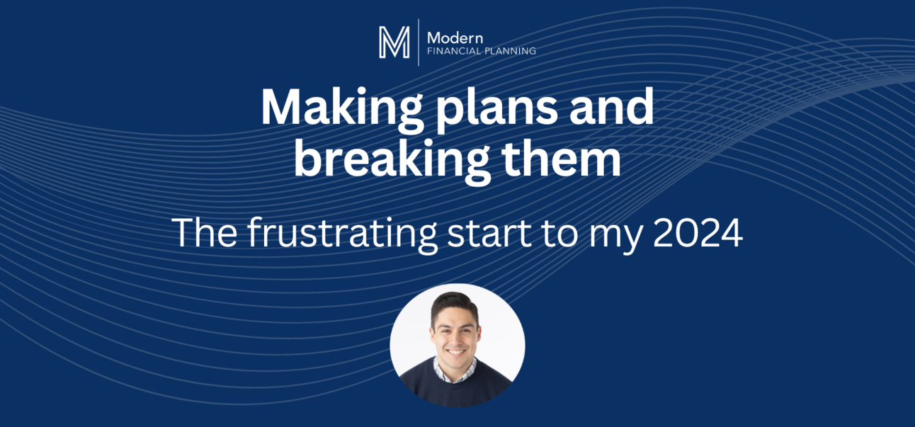 Making plans, breaking them