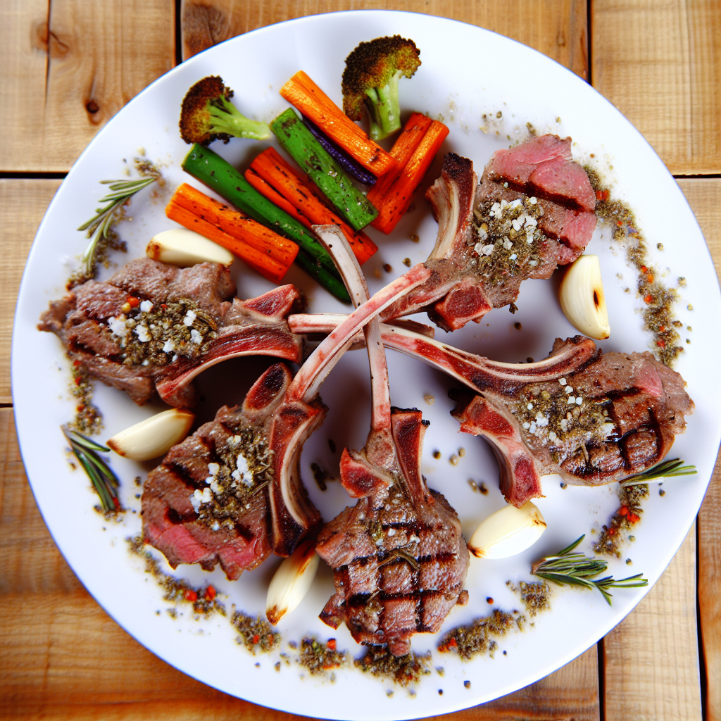 Elendil's Fire Roasted Lamb Chops