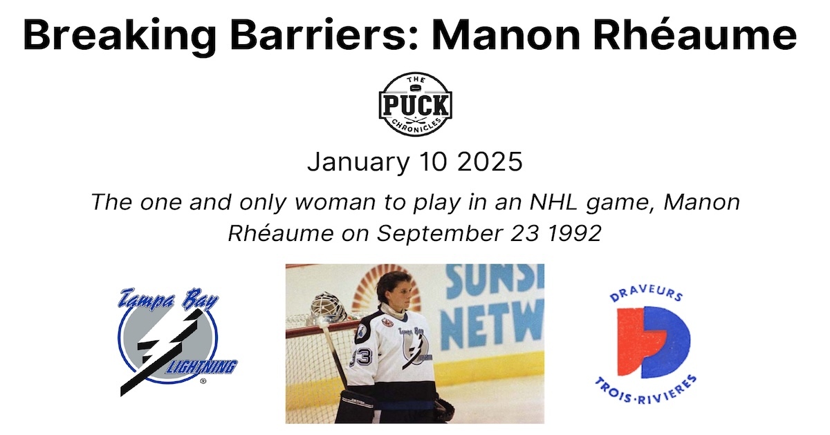 Breaking Barriers: Manon Rhéaume
