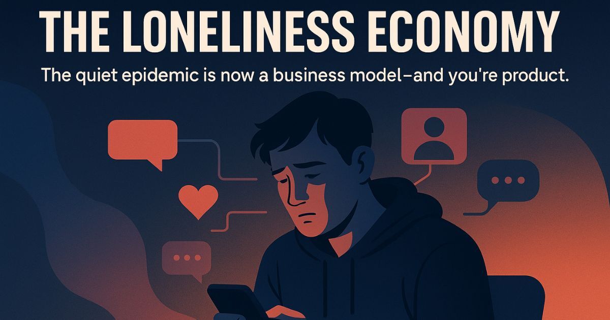 The Loneliness Economy: How We’re Monetizing Isolation