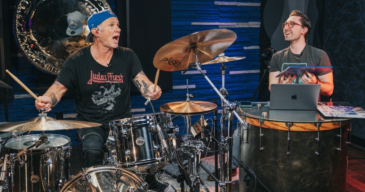 The hard work of drumming with your heroes