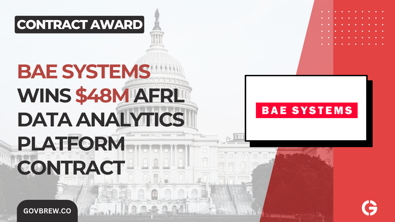 Bae Systems Wins $48 Million AFRL Data Analytics Platform Contract