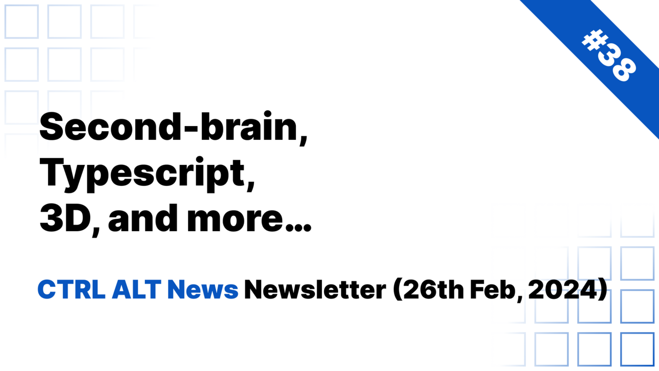 Second-brain, Typescript, 3D, and more... This week’s top 5 open-source ...