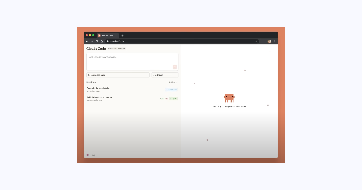 Claude Code expands to web, mobile after initial terminal release