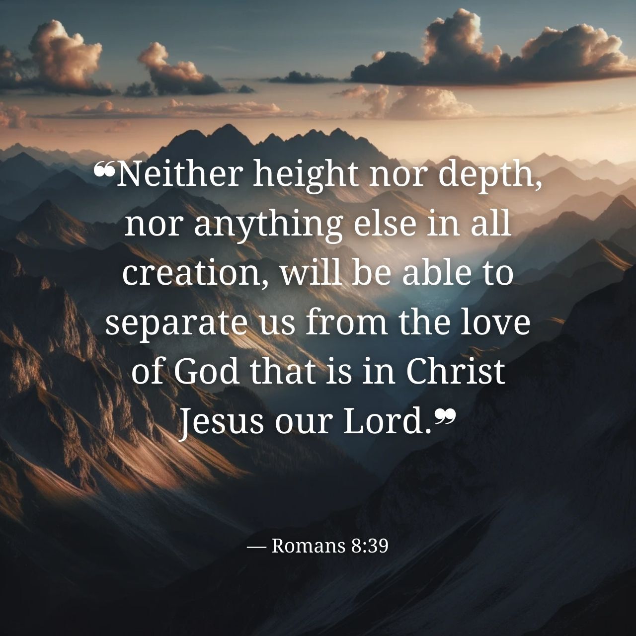 Verse of the Day: Romans 8:39