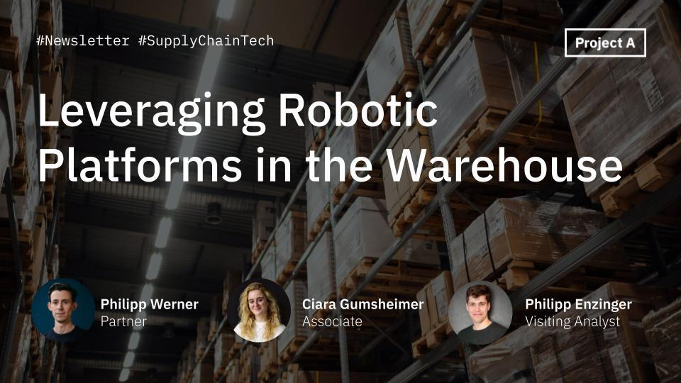 Leveraging Robotic Platforms in the Warehouse