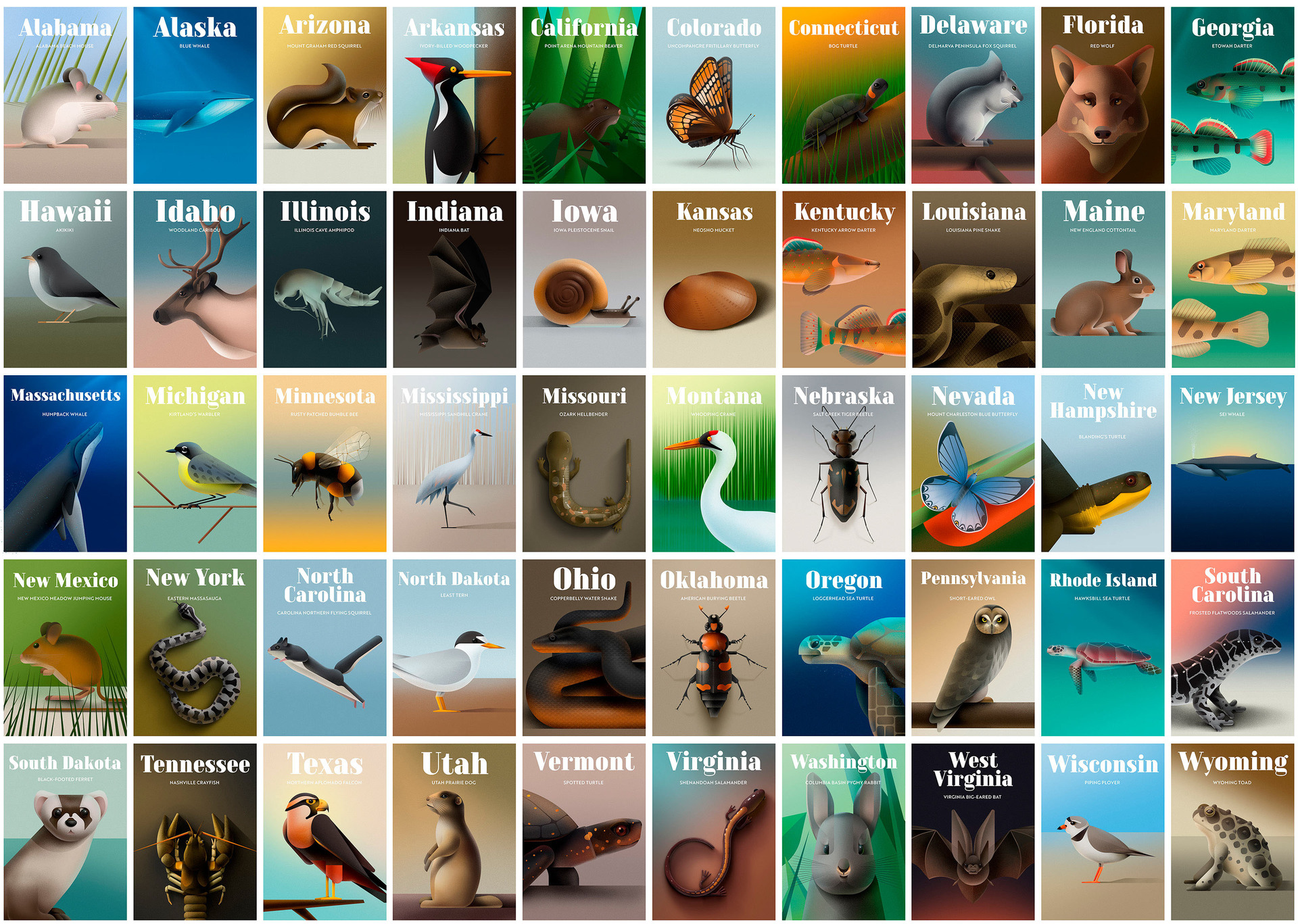 Most Endangered Species in All Fifty States