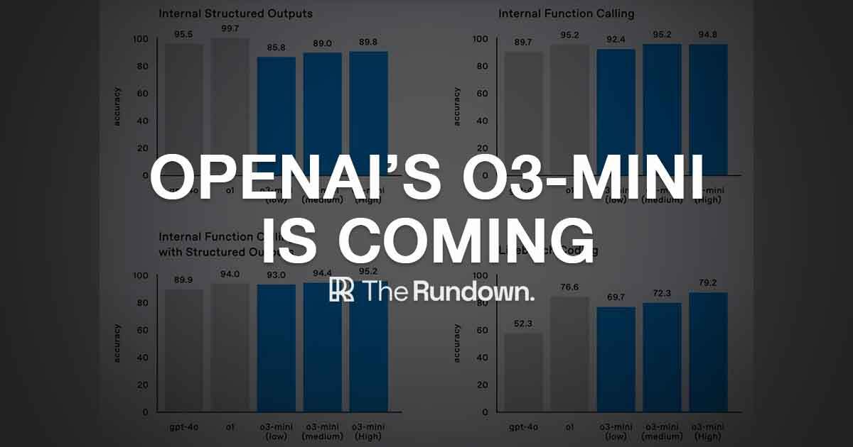 OpenAI's o3-mini is coming