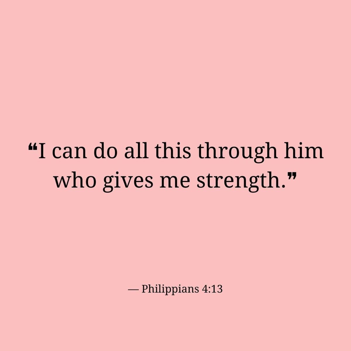Verse of the Day: Philippians 4:13
