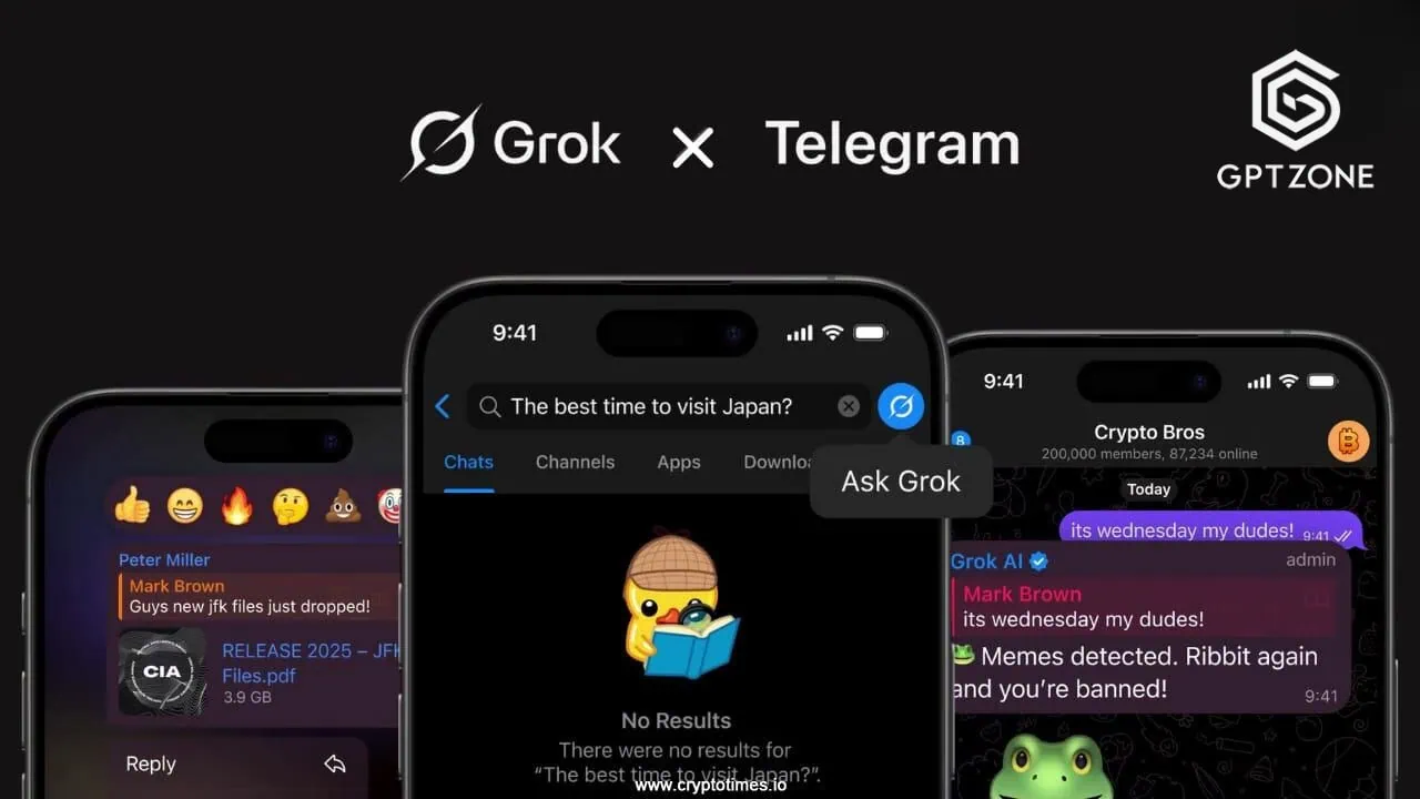 🤖 Grok llega a Telegram: 300 millones para democratizar la IA