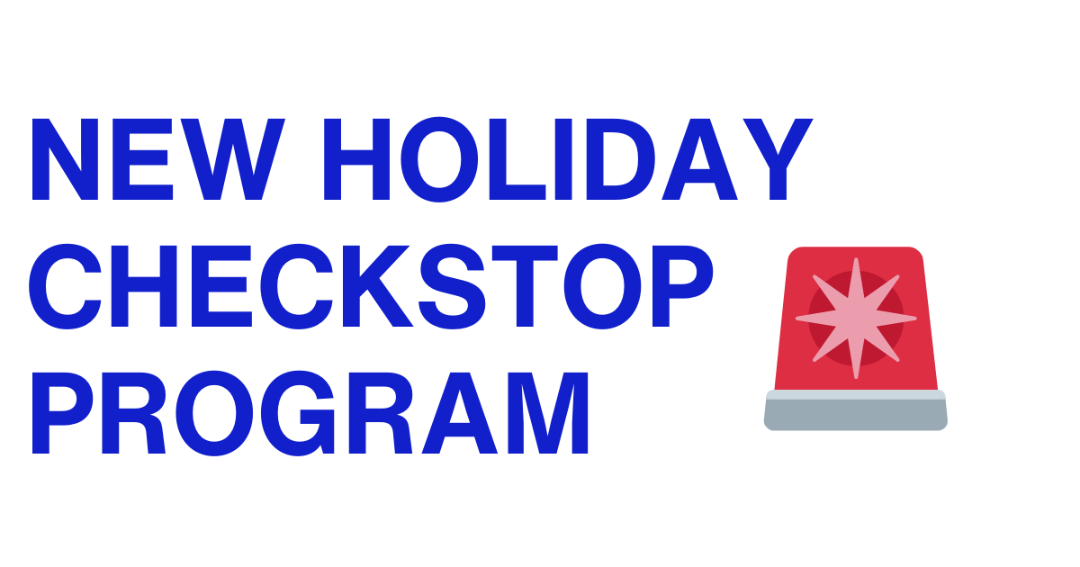 Winnipeg Police Launches Holiday Checkstop Program