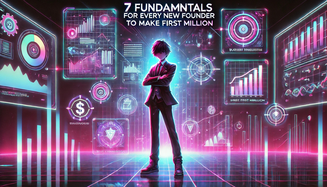 7 key fundamentals for new founders to make first millions