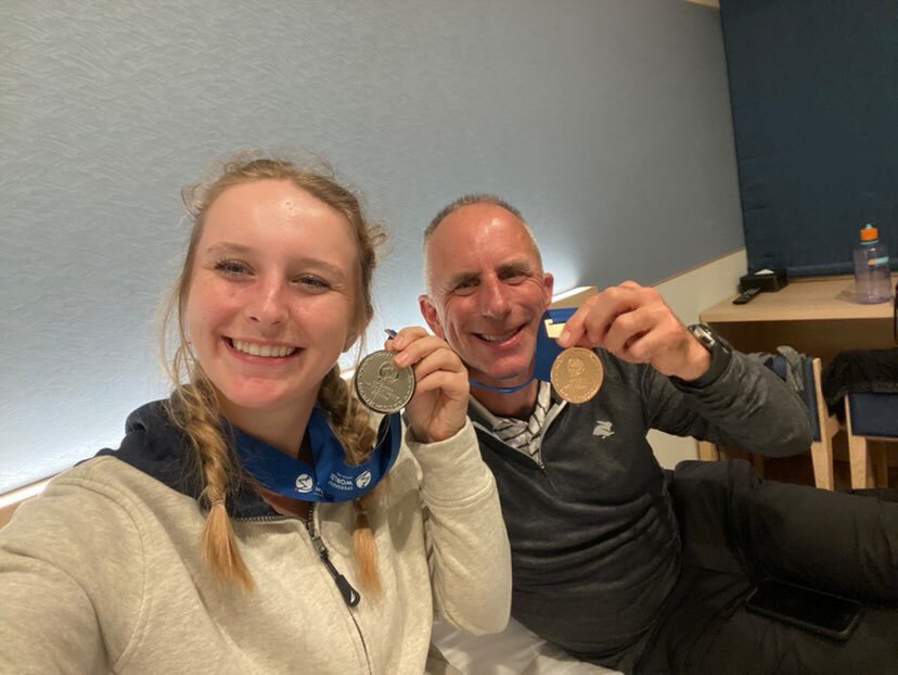 Steve and Paige Vancil Both Placed at the Speedgolf World Championships