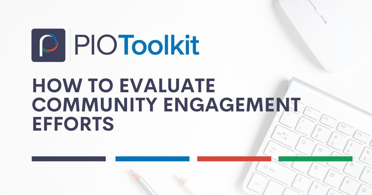 How to Evaluate Community Engagement Efforts