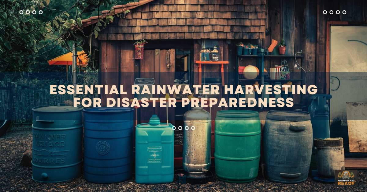 Essential Rainwater Harvesting for Disaster Preparedness