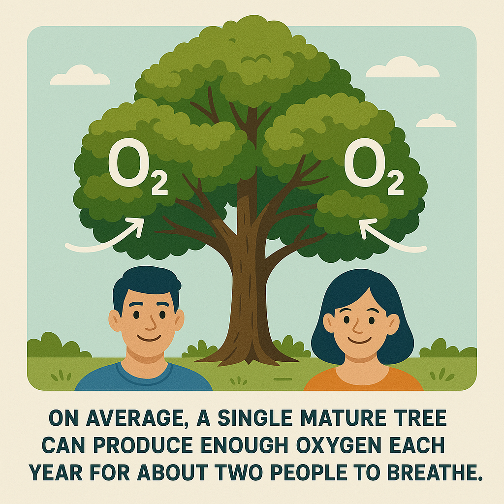 How Much Oxygen Does One Tree Make?