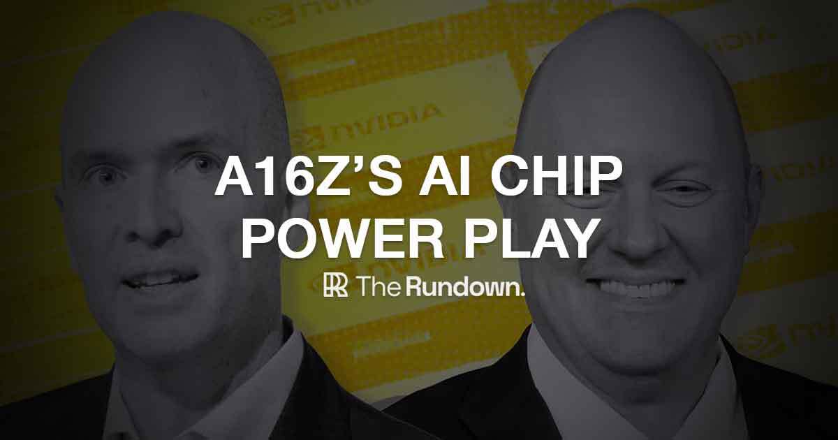 a16z's 20,000 AI chip stash