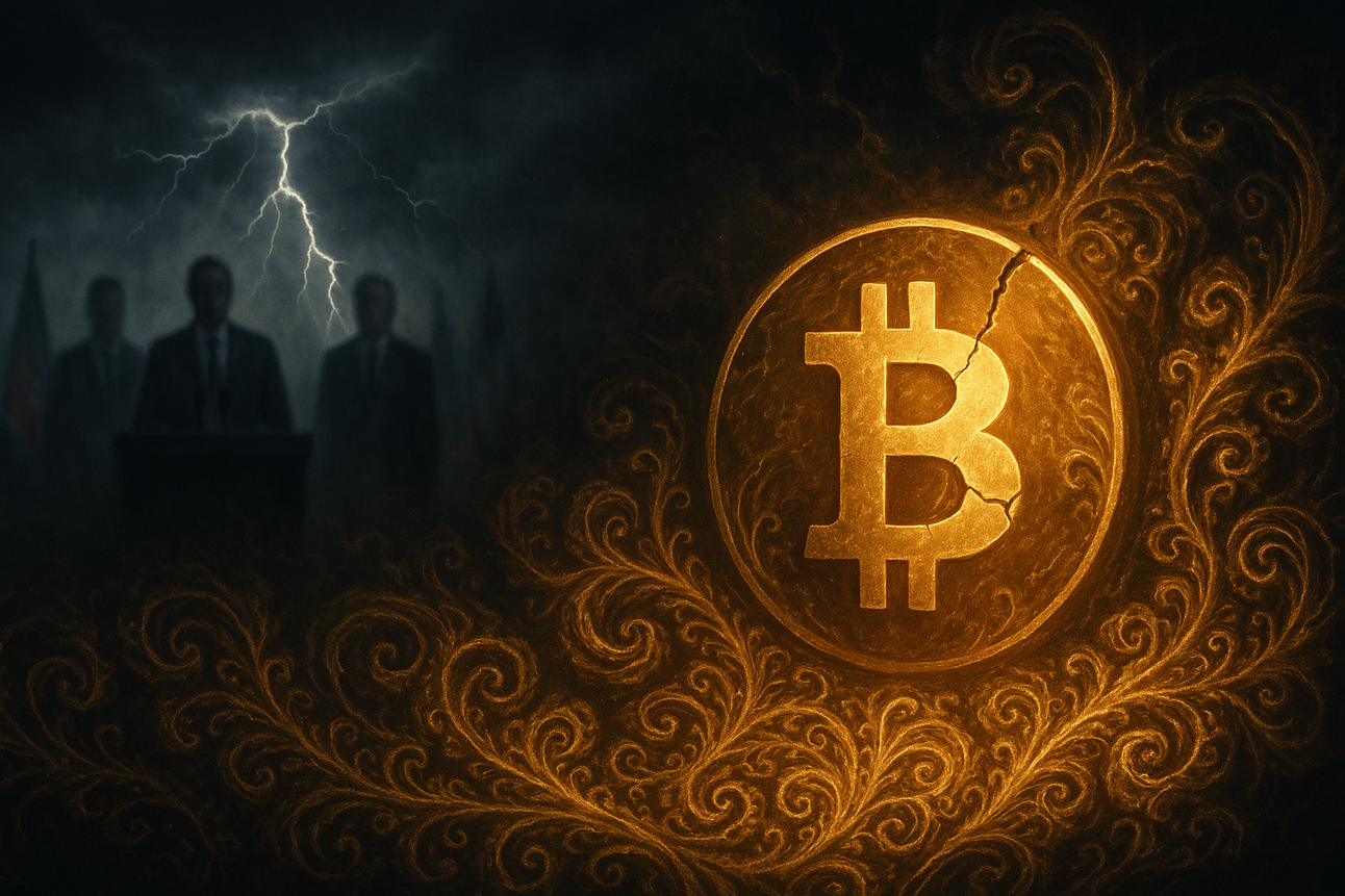 Bitcoin Tension Builds: Correction Fears, Gold Fractals, and Political Tailwinds