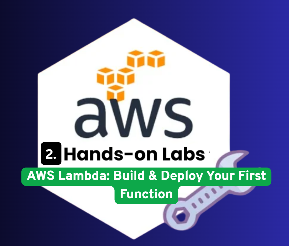 [Hands- On] AWS Lambda: Build & Deploy Your First Function