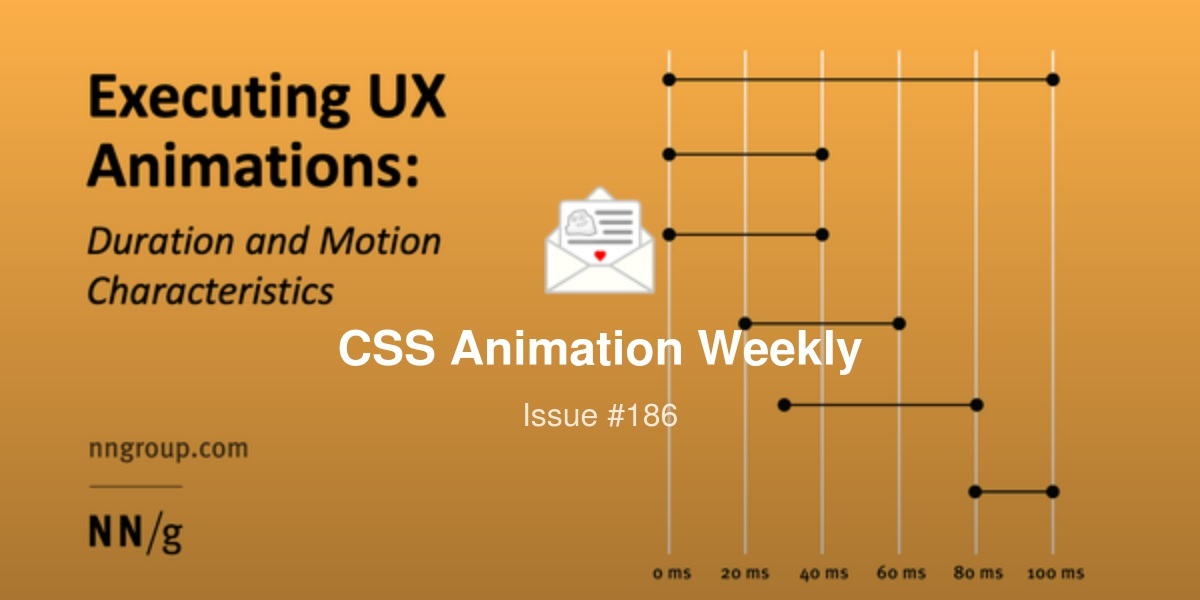 CSS Animation Weekly #186