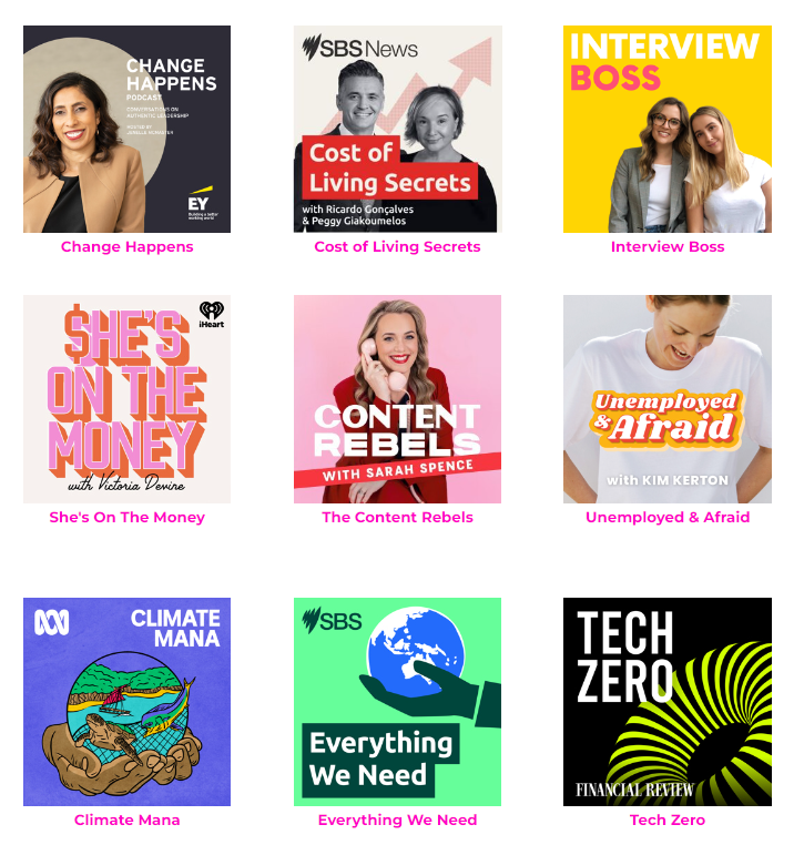 🎙Australian Podcast Awards Unveil Spotlight and Specialist Finalists