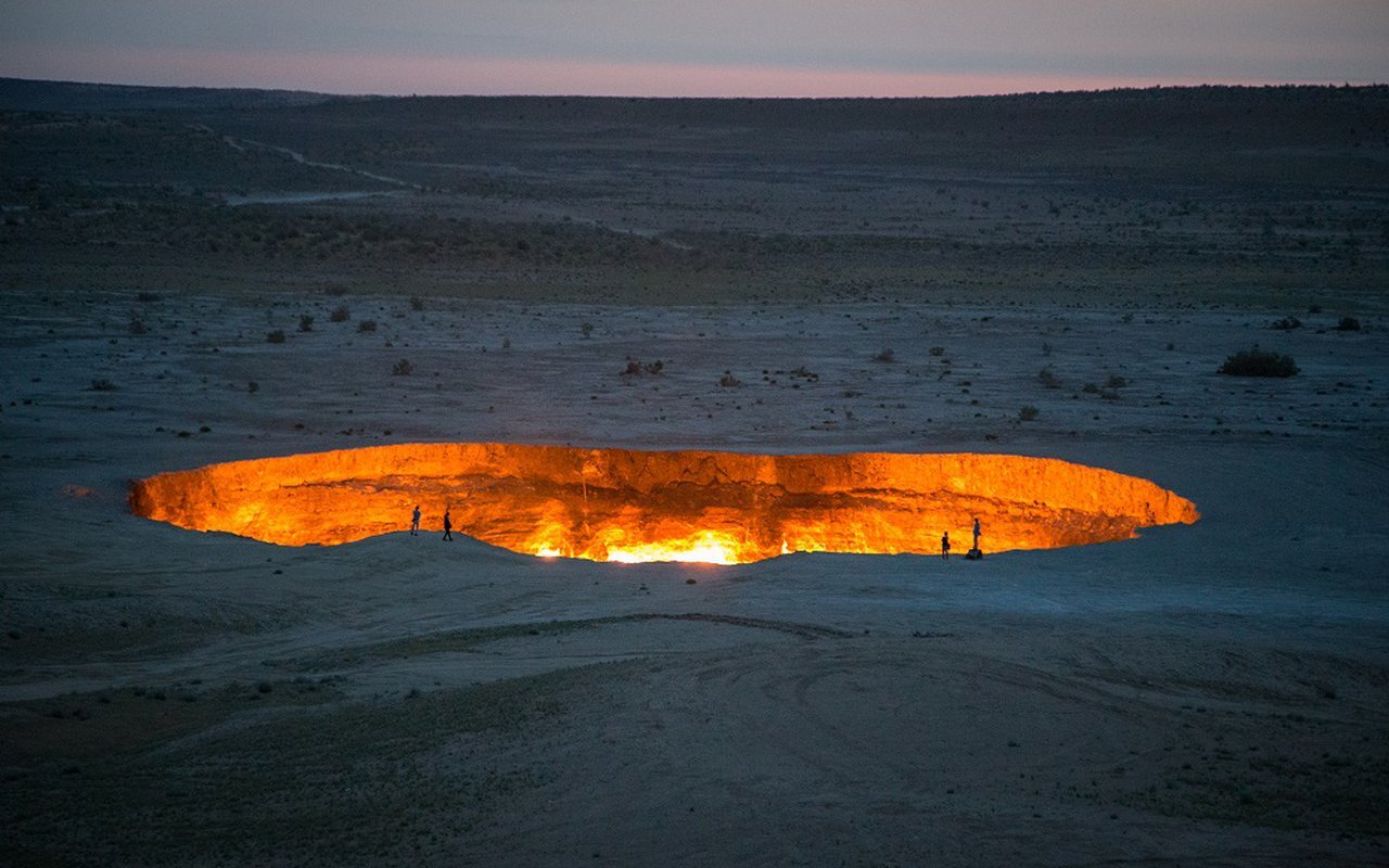 Turkmenistan’s ‘Door To Hell’ Crater Has Been Burning For Fifty Years