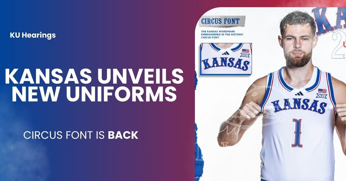 KU Unveils New Uniforms 🔥 Circus Font is Back!