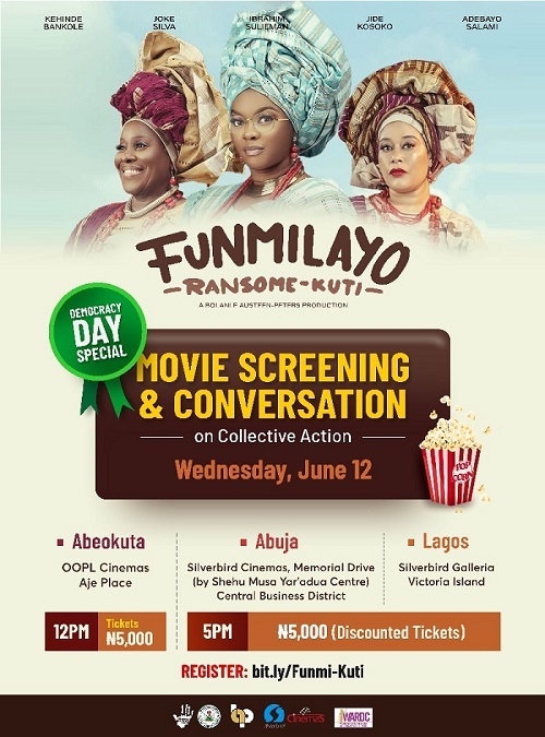 Funmilayo Ransome-Kuti' Screenings on June 12!