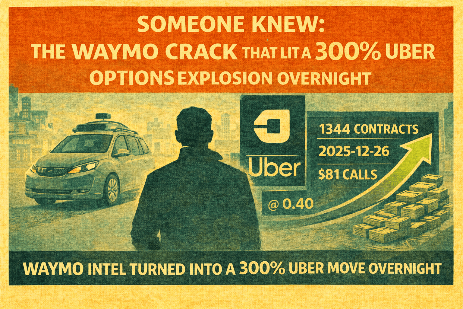 Someone Knew: The Waymo Crack That Lit a 300% Uber Options Explosion ...