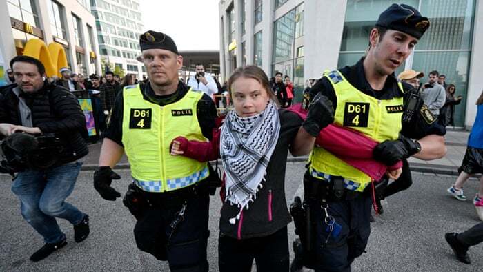 Greta Thunberg Joins Malmo Protest Against Israeli Singer: An Ugly ...
