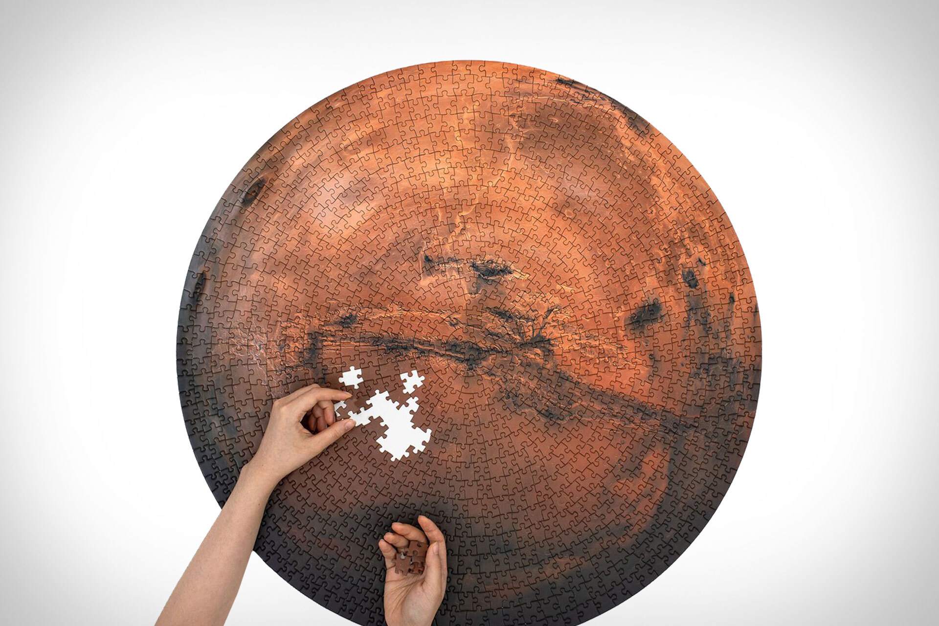 Explore the Red Planet’s Mysteries with this Circular Mars Puzzle