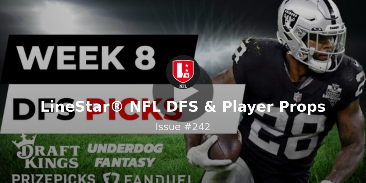 Top NFL DFS Plays Week #8 (Main Slate) | No Tricks, All Treats This NFL ...