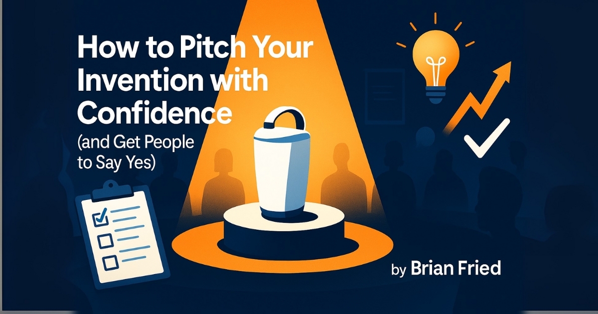 How to Pitch Your Invention with Confidence (and Get People to Say Yes)