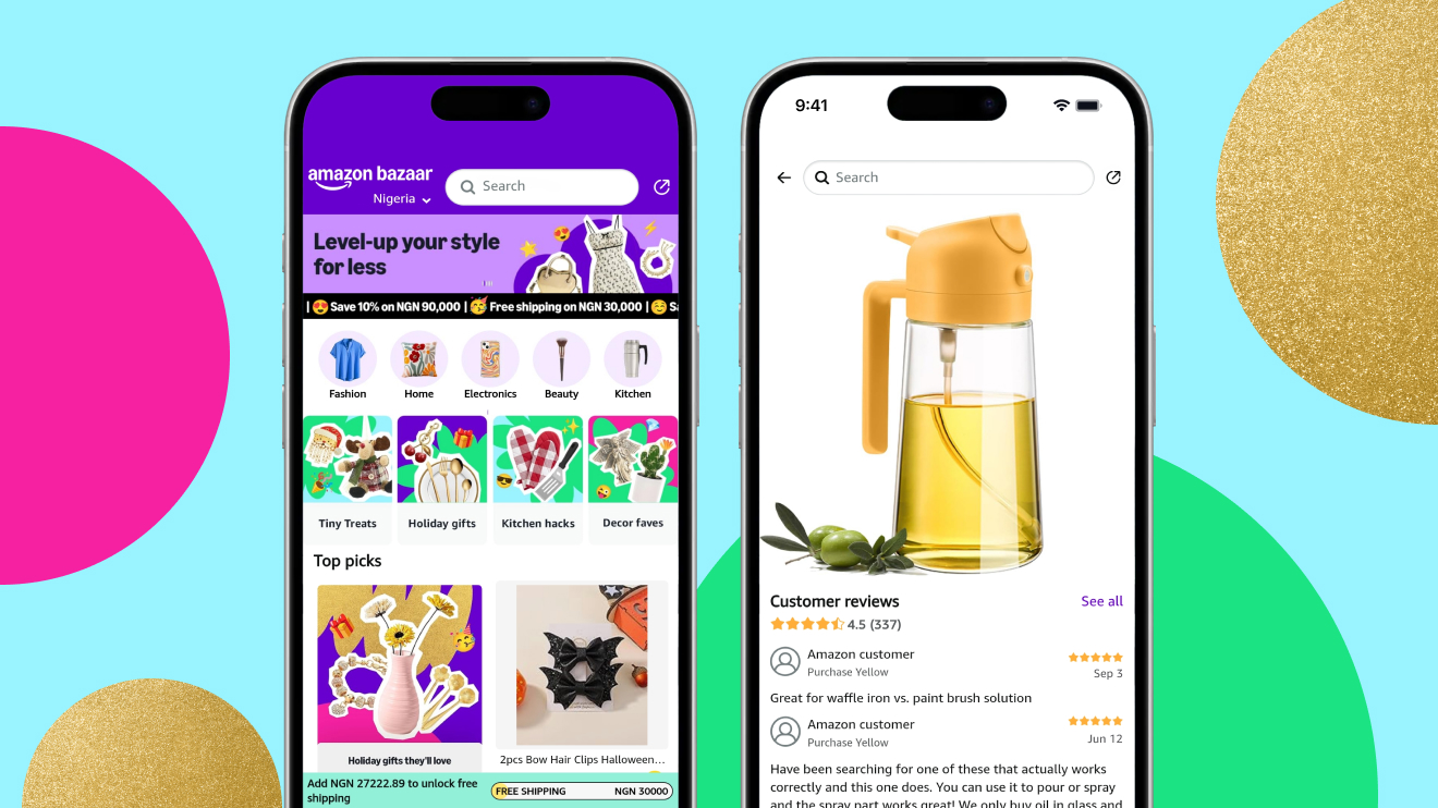 🛍️ Amazon launches low-cost “Bazaar” app