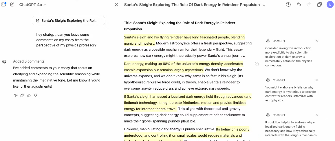 OpenAI's Canvas Now Available to All