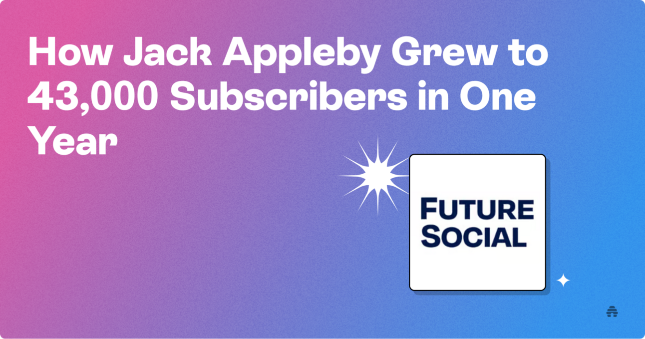 How Jack Appleby Grew to 43,000 Subscribers in One Year