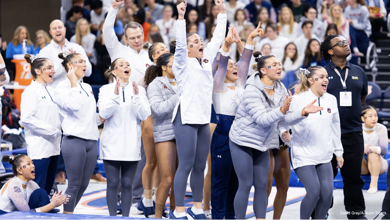 The No. 12 Auburn gymnastics team welcomes No. 9 Oregon State to ...