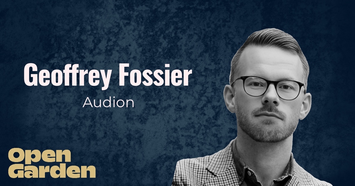 L'Open Garden de Geoffrey Fossier (Audion)