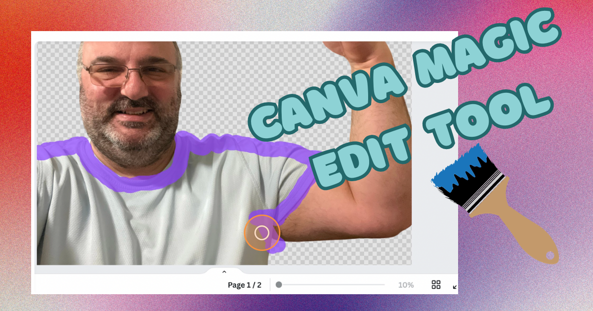 Canva Magic Edit Tool: Changing shirts in Canva