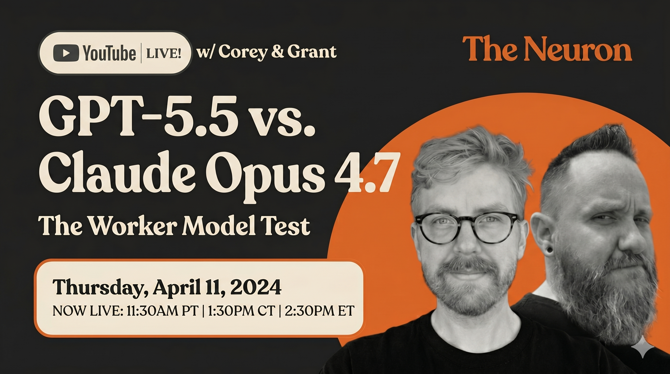 😺 LIVE NOW: GPT 5.5 (The Spud Model??) Just Dropped. Let's Break It.