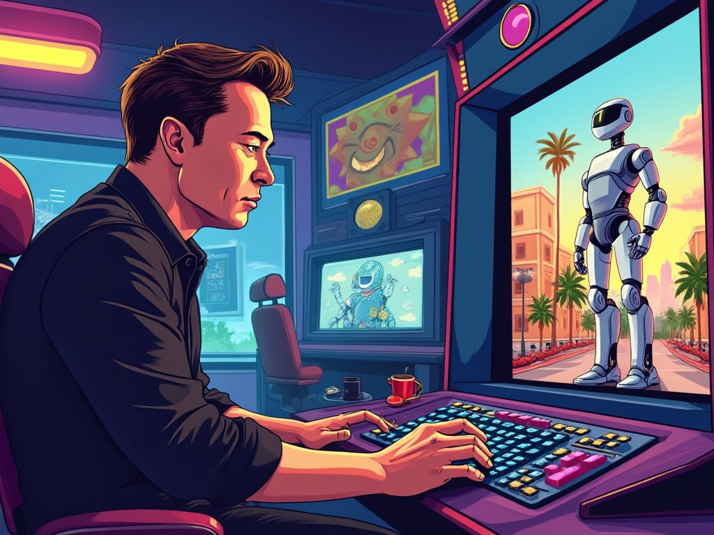 Musk’s New AI Studio: Make Gaming Great Again