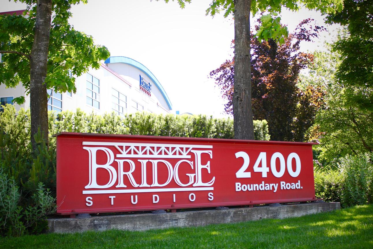 Striking Sheraton YVR workers rally in front of Bridge Studios