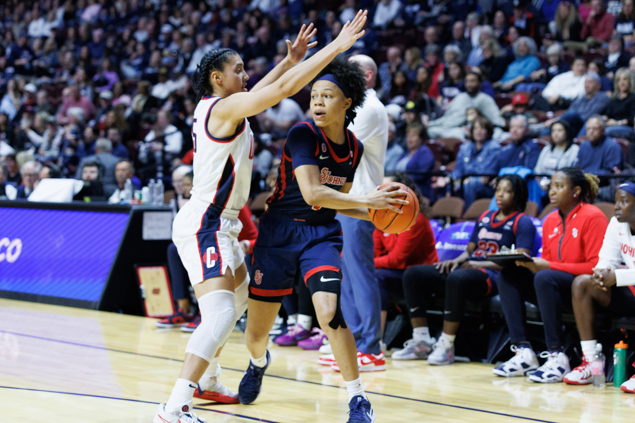 UConn opens postseason with dominant defensive performance against St ...