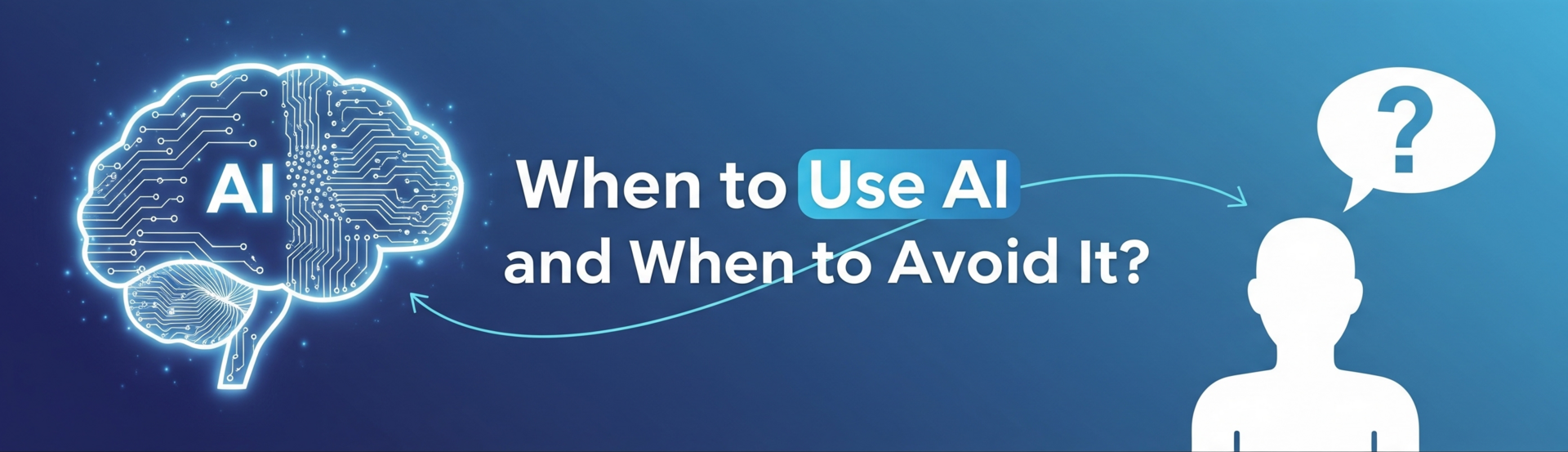 When to Use AI and When to Avoid it