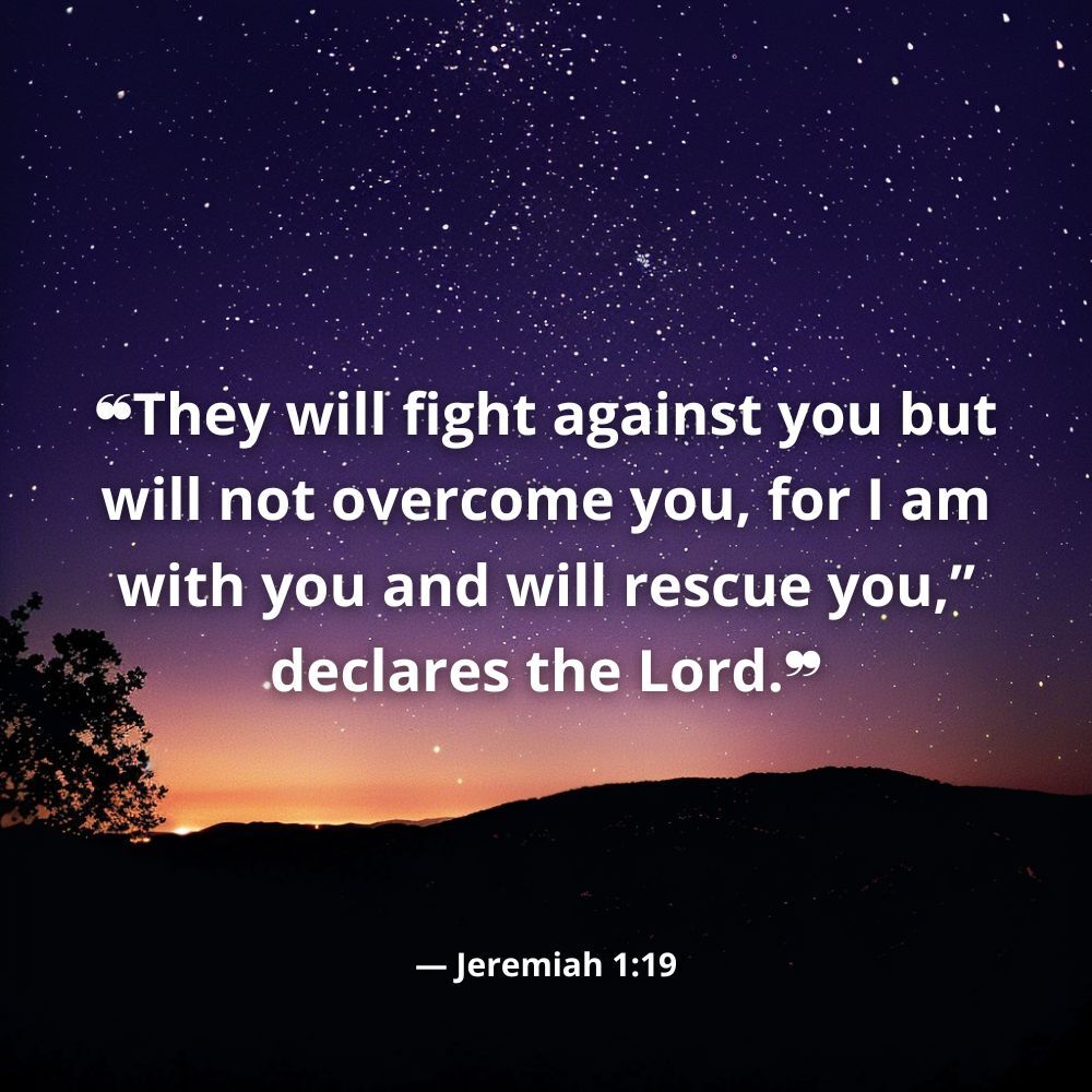 🙏 Verse of the Day: Jeremiah 1:19